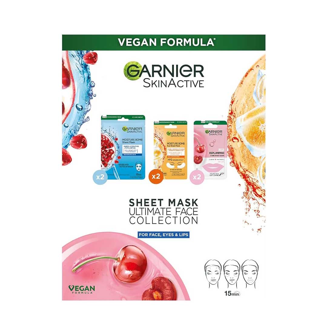 Garnier SkinActive Sheet Mask Ultimate Collection - 6pc – Beauty Mix